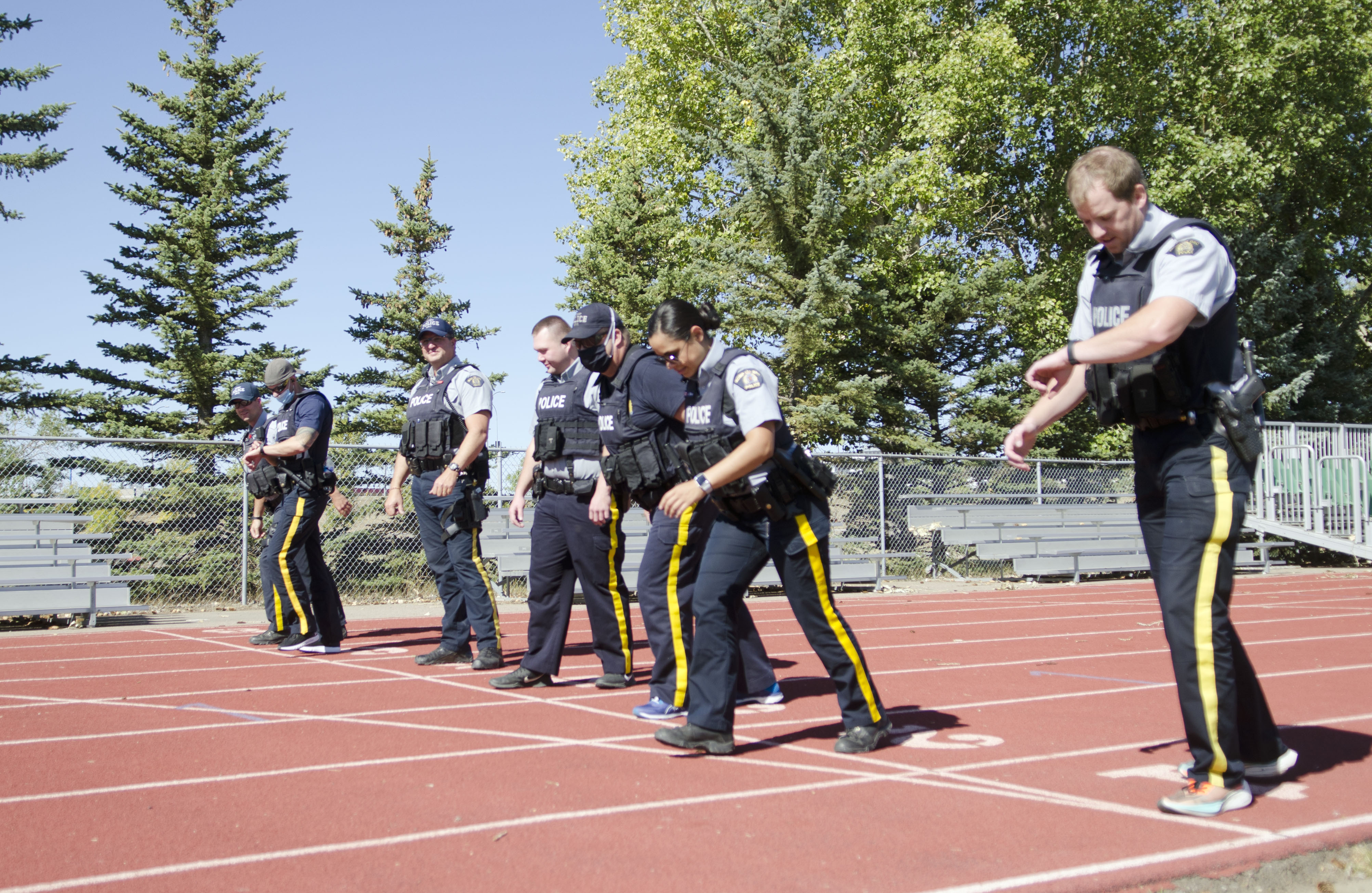 Local RCMP Return to the High School Track For Charity ...