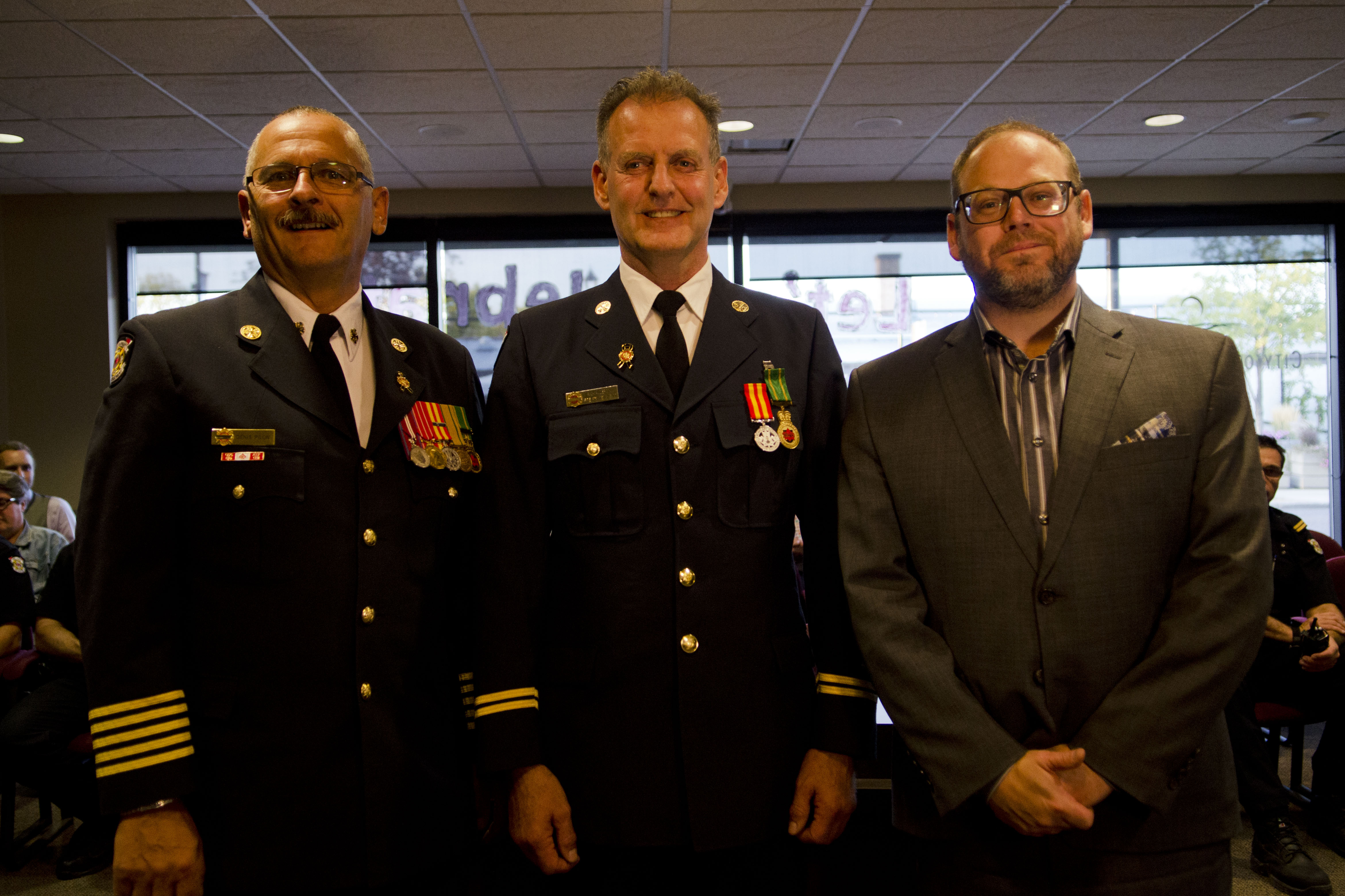A pair of City firefighters honoured with prominent provincial medal ...