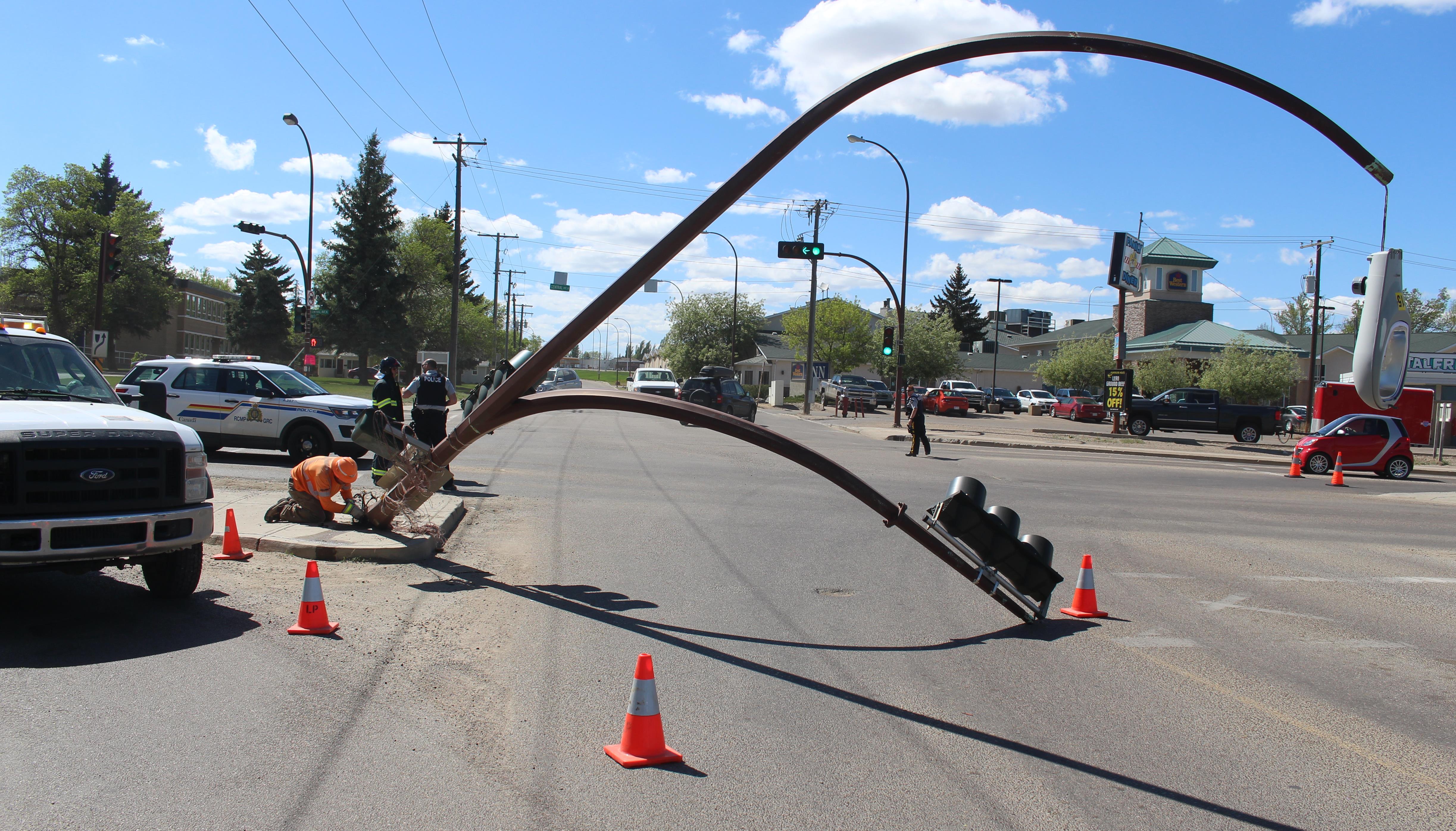 Intersection returns to normal following Sunday collision ...